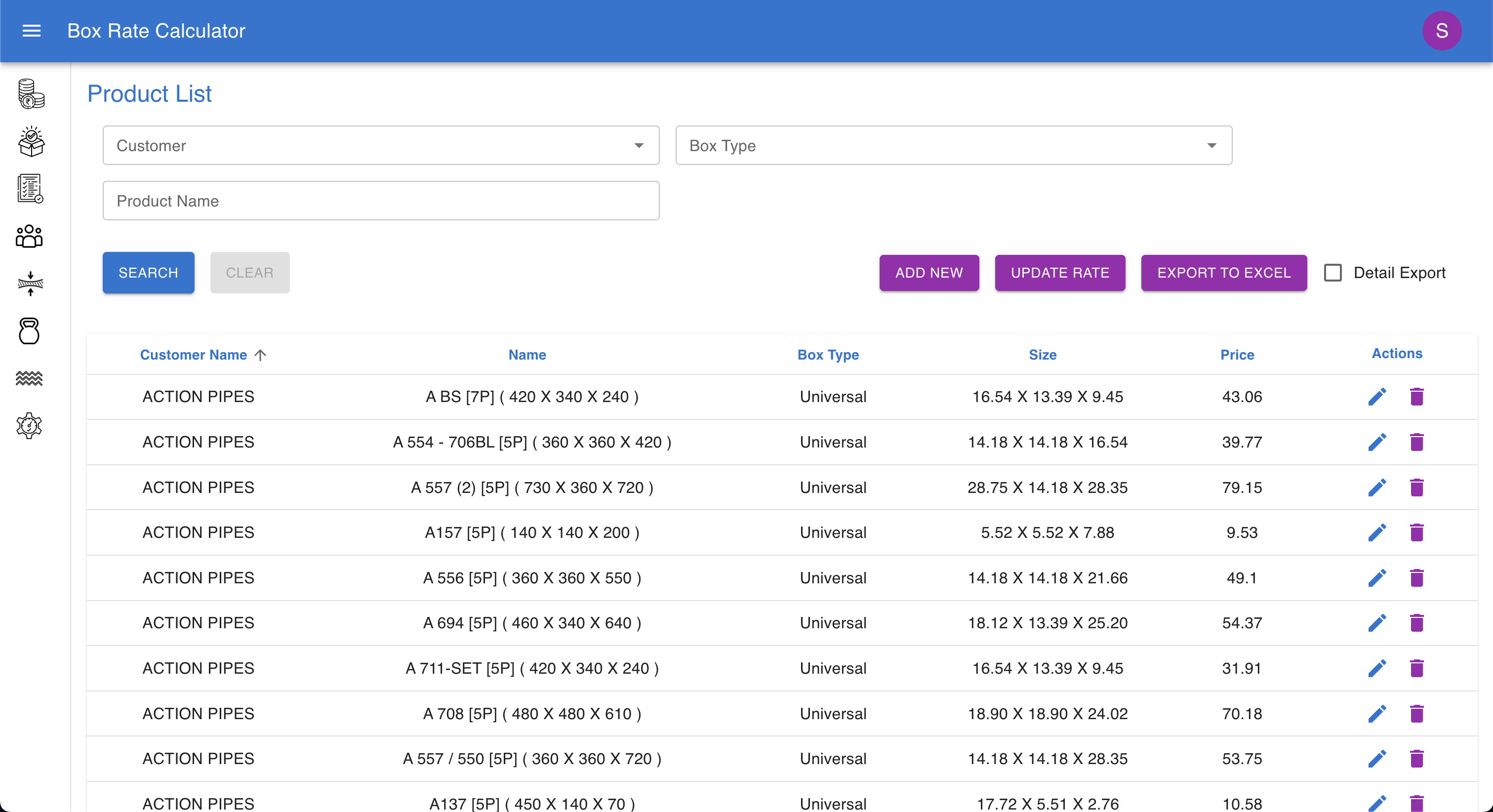 Box Rate Calculator | Corrugated Box Price Calculator